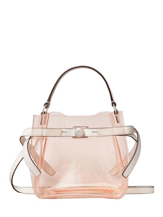 TORY BURCH Tory Burch Romy Mini Clear Bucket Bag
